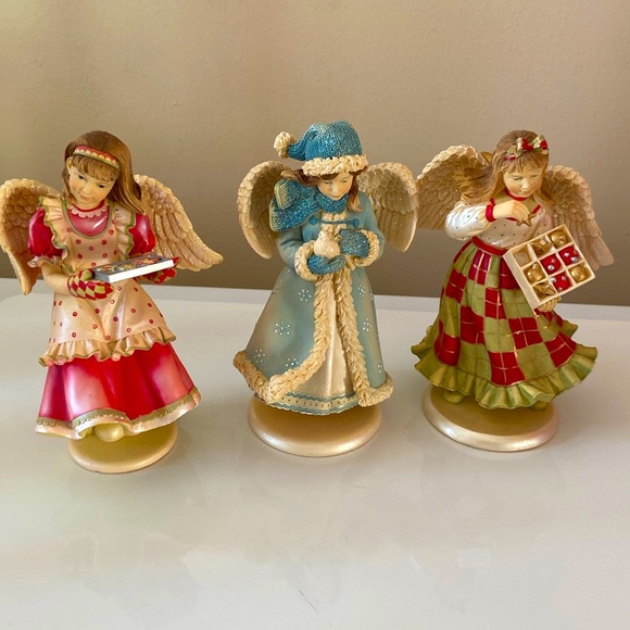 Holiday | Bundle Of Three Beautiful Christmas Angels | Poshmark